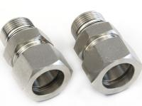 China 1cm-Wd Metric Thread with Captive Seal Tube Fittings in Standard Medium Carbon Steel for sale