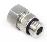 China 1cm-Wd Metric Thread with Captive Seal Tube Fittings in Standard Medium Carbon Steel for sale