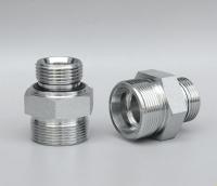China Hexagon Head Medium Carbon Steel Reusable Metric/Metric Straight Adapter with Seal Washer for sale
