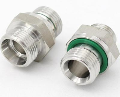 China Pipe Lines Connect Galvanized Sheet 1CB/1dB Bsp Thread with Captive Seal Hydraulic DIN Pipe Adapter for sale