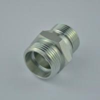 China Pipe Lines Connect 1CB-18-12WD Silver Color Thread Hydraulic Hose Adapter Connector for sale
