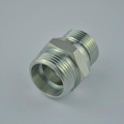 China Pipe Lines Connect 1CB-18-12WD Silver Color Thread Hydraulic Hose Adapter Connector for sale