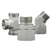 China 1CB Stainless Steel Pipe Fitting with 24 Degree L S to Bsp Thread 60 Degree Cone Sealing for sale