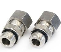 China 1CB Stainless Steel Pipe Fitting with 24 Degree L S to Bsp Thread 60 Degree Cone Sealing for sale