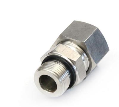 China Pipe Lines Connect 1CB Carbon Steel Fitting Bsp Straight Quick Swivels Hydraulic Joint for sale