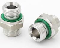 China Hexagon Head 1CB G1/4 Bsp Thread Hose Connector Stainless Steel Hydraulic Hose Adapter for sale
