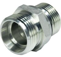 China 1CB Metric Hose Adapter Male 24 Cone L. T /Bsp Male Hydraulic Carbon Steel Adapters for sale