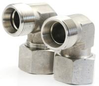 China High Pressure Ball Valve 90 Elbow Hydraulics Adapter Fittings for Pipe Lines Connect for sale
