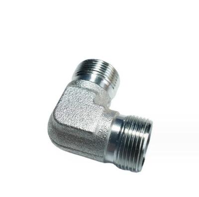 China SAE Standard Carbon Steel Hydraulic Elbow Fittings 1c9 1d9 Male Threads Long Working Life for sale