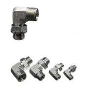 China Medium Carbon Steel Pipe Lines Connect 90 Degree Elbow Bsp Thread Adjustable Stud Ends with O-Ring Sealing Hydraulic Fittings for sale