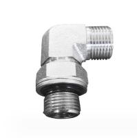 China 1CG9 Metric Thread Stainless Steel Elbow Bite Type Pipe Tube Adapter Combination Joint Fittings for sale