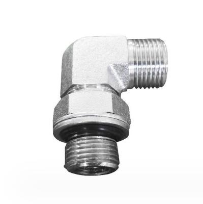 China 1CG9 Metric Thread Stainless Steel Elbow Bite Type Pipe Tube Adapter Combination Joint Fittings for sale