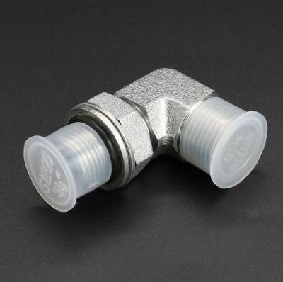 China 2024 Adjustable Bsp Male 90 Degree Elbow Hydraulic Fittings Adapters for Pipe Lines Connect for sale