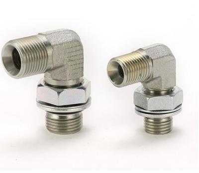 China Pipe Adapter Hydraulic Fittings Adaptors with O-Ring Sealing and Adjustable Stud Ends for sale