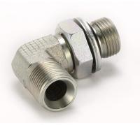China DIN Standard Medium Carbon Steel Hydraulic Fittings for OEM O-Ring Face Seal Elbow for sale