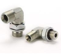 China Stainless Steel O-Ring Face Seal 90 Degree Union 3/8 Elbow Fitting Customized Size for sale