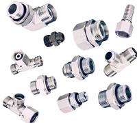 China High Pressure Hose Hydraulic Fittings with Double Pipe Nipple and Medium Carbon Steel for sale