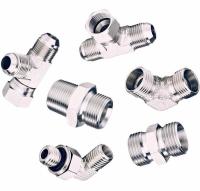 China Hexagon Head Medium Carbon Steel Hydraulic Adapter for Agricultural Machinery for sale