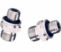 China Jic Bsp Straight Union Tube Fittings SAE Flared Hydraulic Straight Fittings for sale