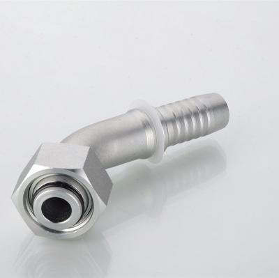China Reusable Swive Hydraulic Hose Fittings Female 24 Cone Elbow for Pipe Lines Connect for sale