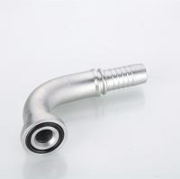 China 90 Degree SAE Hydraulic Hose Fitting Flange 6000 Psi 87691 Supply with Round Head Type for sale
