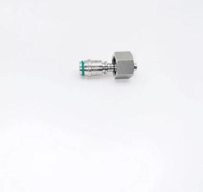 China 20411 Metric Female 24 Cone O-Ring L. T. Straight Hydraulic Hose Pipe Ferrule End Fittings for sale