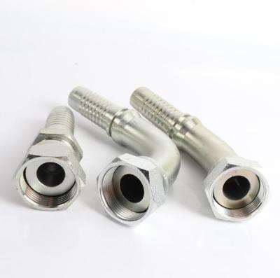 China Stainless Steel Hydraulic Hose Fitting 45 Degree SAE Flange 87641 for Heavy Duty for sale