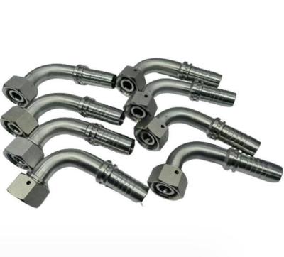 China Stainless Steel Interlock Pipe Fitting 87641 for Hydraulic Hose SAE Flange 9000 Psi for sale