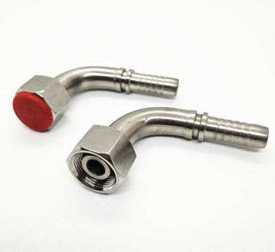 China Metric O-Ring Seal Joint Swivel Elbow Hydraulic Hose Fitting 20591 High Temperature for sale