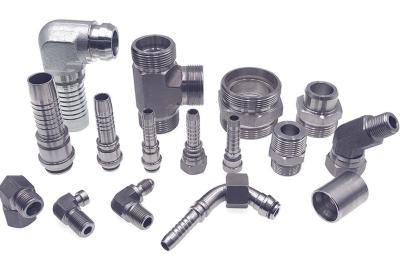 China Customized 90 or 45 Degree Metric Female 24 Degree Cone O-Ring L. T. Hydraulic Hose Fitting for sale