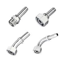 China Metric Jic/Bsp/BSPT/NPT/Orfs/SAE Female Male Stainless Steel Hydraulic Hose Fittings for sale