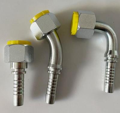 China Carbon/Stainless Steel Hydraulic Crimping Hose Fitting Female Metric 24 Cone Seal L for sale
