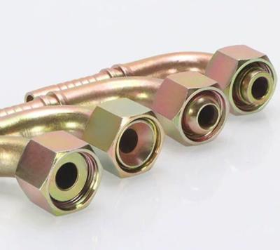 China Metric Female 24 Degree Cone O-Ring L.T. Stainless Steel Hydraulic Hose Fittings for sale