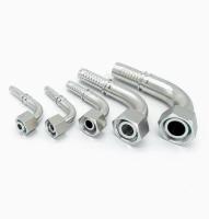 China Metric 90 Degree Female 24 Degree Cone O-Ring L.T. Carbon Stainless Steel Hydraulic Hose Fitting 20491 Series for sale