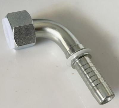 China Female Connection Galvanized Sheet 90 Elbow Hydraulic Hose Connectors and Fittings 20491 for sale