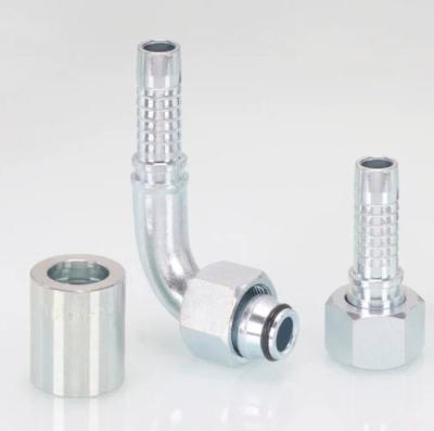 China 20491 90 Degree Bend Metric Female 24 Degree Cone O-Ring L. T. Hydraulic Hose Fitting for sale