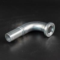 China 90 Degree SAE Flange 3000 Psi Stainless Steel Ferrule Hydraulic Hose Fitting 87391 for sale