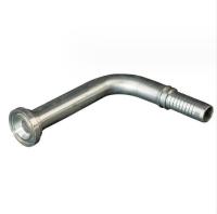 China Round Head Stainless Steel 90 Elbow Flange Fittings for Hydraulic Hose 3000psi for sale
