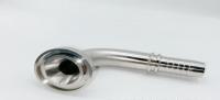 China Round Head Stainless Steel 90 Elbow Flange Fittings for Hydraulic Hose 3000psi for sale