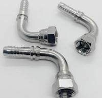 China Pipe Lines Connect Hydraulic Crimping Hose Fittings American Thread Jic 74 Cone Seal 90 Elbow 26791 for sale