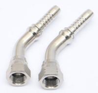 China Long Working Life Jic Female 74 Cone Seat Flat Stainless Steel Hose Connector Fittings for sale