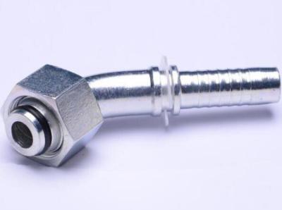 China 20441 Stainless Steel Hydraulic Elbow Pipe Hose Fittings Metric for Crimping Pressing for sale