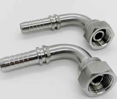 China 22691 Excavator Hydraulic Connector 90 Degree Elbow Bsp Female 60 Cone Standard Fitting for sale