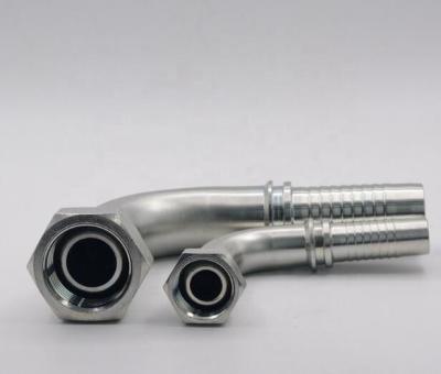 China 90 Degree Elbow Bsp Female 60 Cone Hydraulic Hose Fitting For Excavator for sale