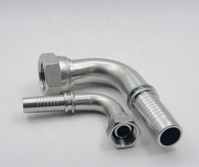 China 90 Degree Bsp Female 60 Degree Cone Hydraulic Hose Fittings for Pipe Lines Connection for sale