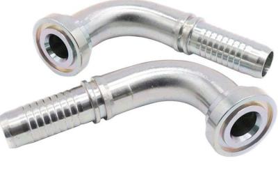 China Stainless Steel Flange Swaged Hose Fitting 6000psi 87691 hydraulic hose flange for sale