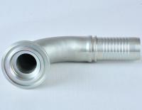 China 90 Degree SAE Flange 6000 Psi ISO 12151-3--SAE J516 High Pressure Hose Flange Fitting for sale