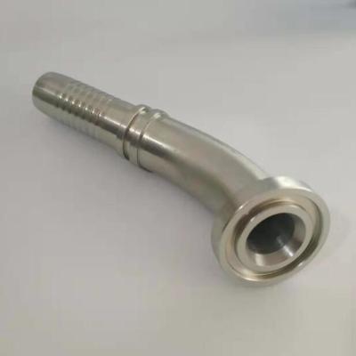 China Excavator Fittings Stainless Steel 3000 Psi 90 Degree SAE Fitting Flange for Hydraulic Hose for sale