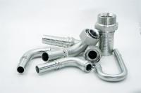 China OEM Stainless steel Hydraulic Hose Fittings With NPT JIC SAE BSP METRIC ORFS Thread for sale