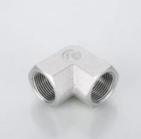 China BSP/BSPT Standard 90 Degree Elbow Stainless Steel Hydraulic Adapter 7t9 Thread Fitting for sale